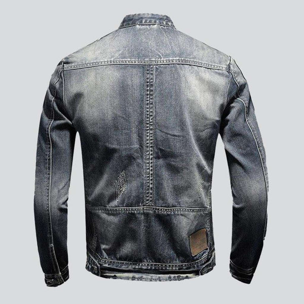Men's denim jacket with zippers – Rae Jeans